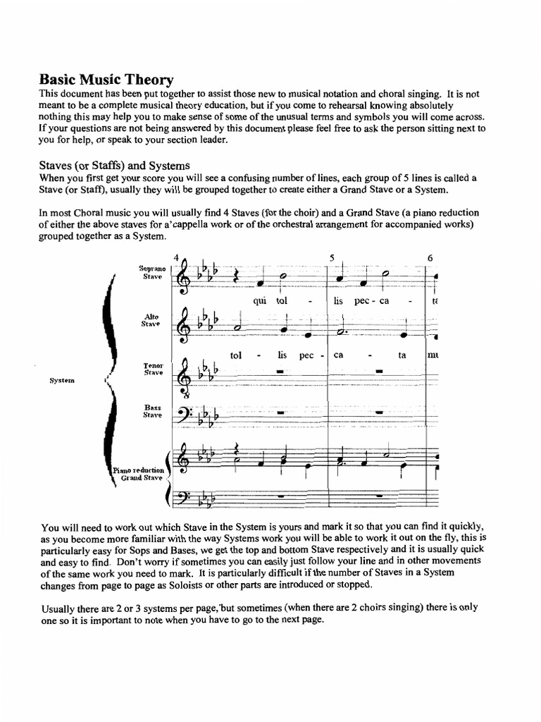 Basic Music Theory | PDF