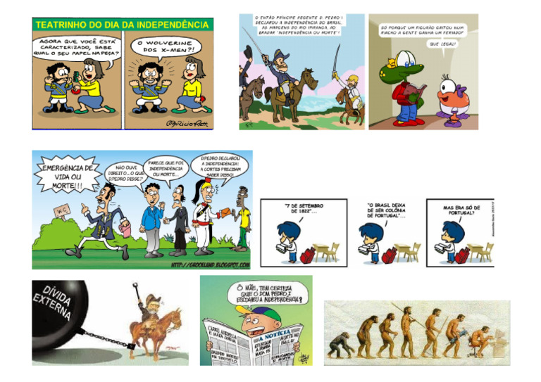 CHARGE E TIRINHA INDEPENDÊNCIA | PDF