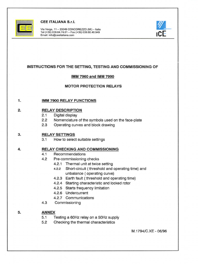 Imm7960.90 Man en | PDF