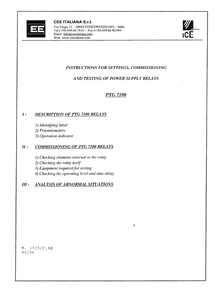 PTG7100 Man en C 1725 | PDF