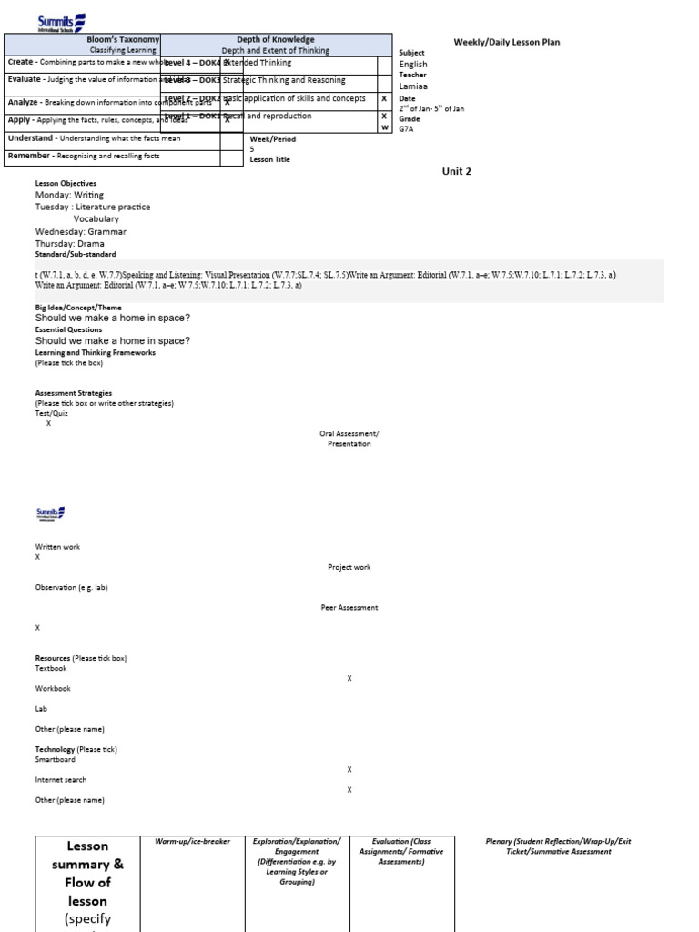 Gr7 Tri2 ELA LP W5 | PDF | Reading Comprehension | Cognitive Science