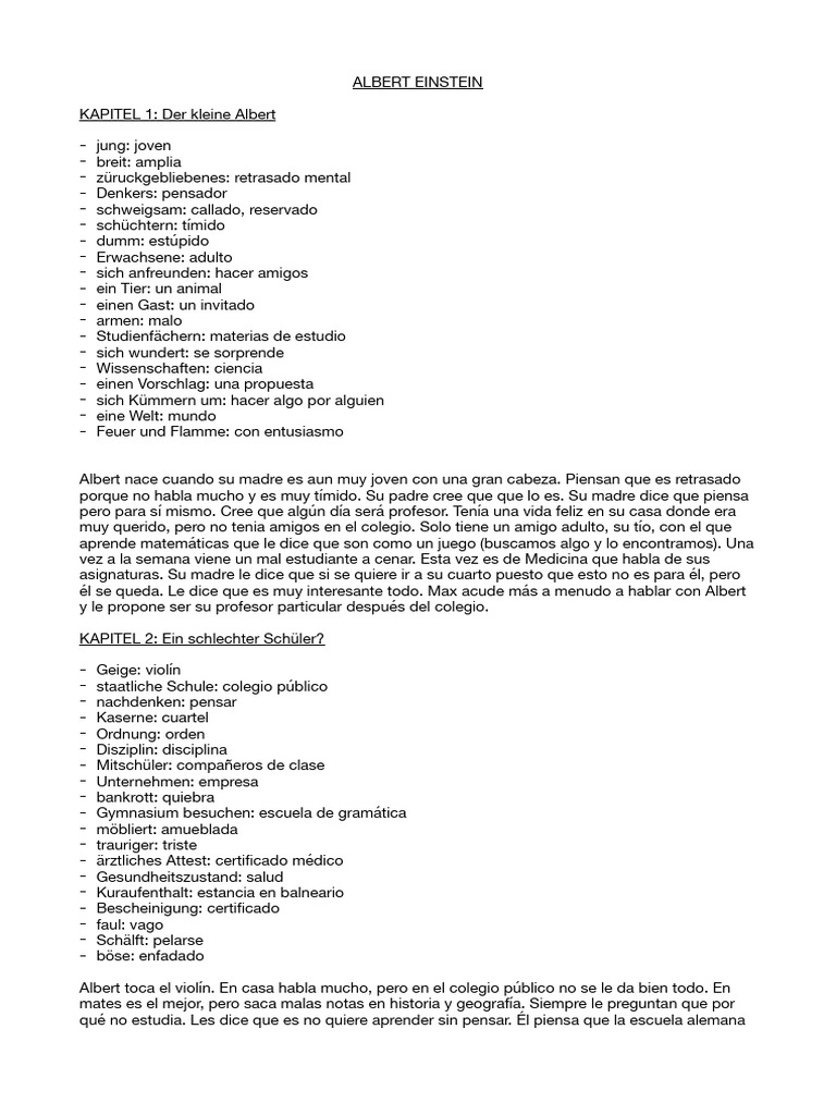 LIBRO LECTURA - Albert Einstein | PDF | Albert Einstein