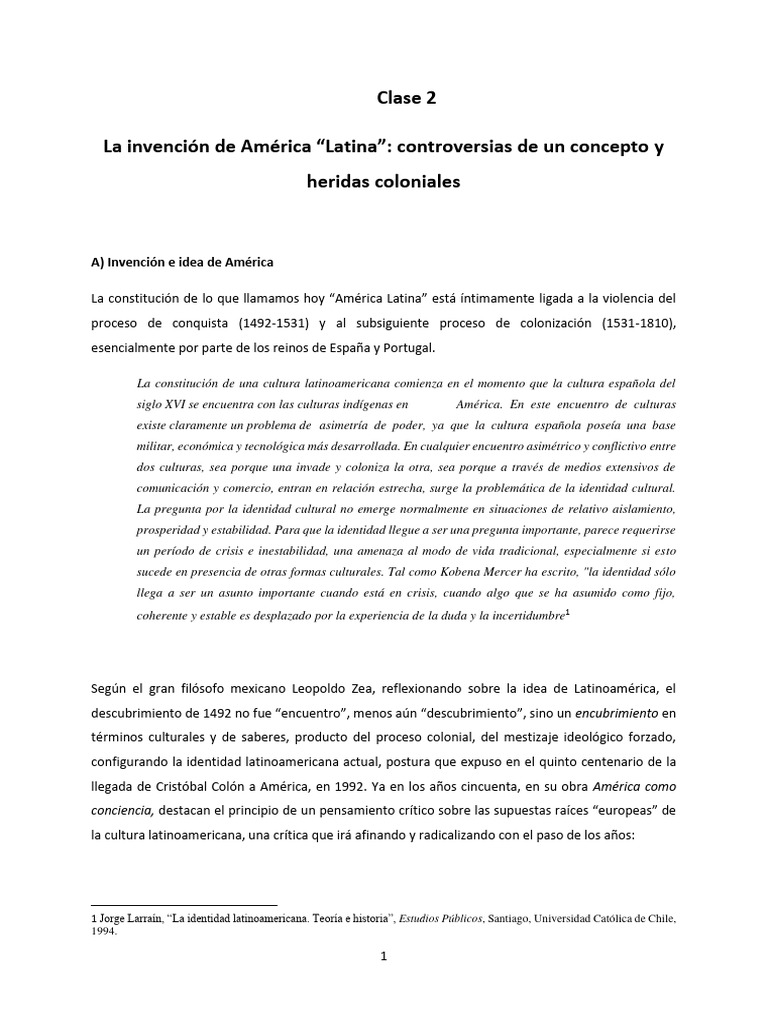 Clases 2 | PDF | America latina | Esclavitud