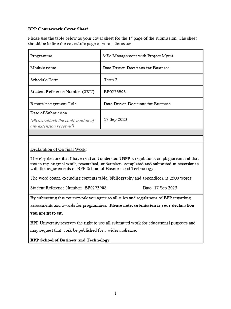 BPP DDD - Sample | PDF | Information | Data