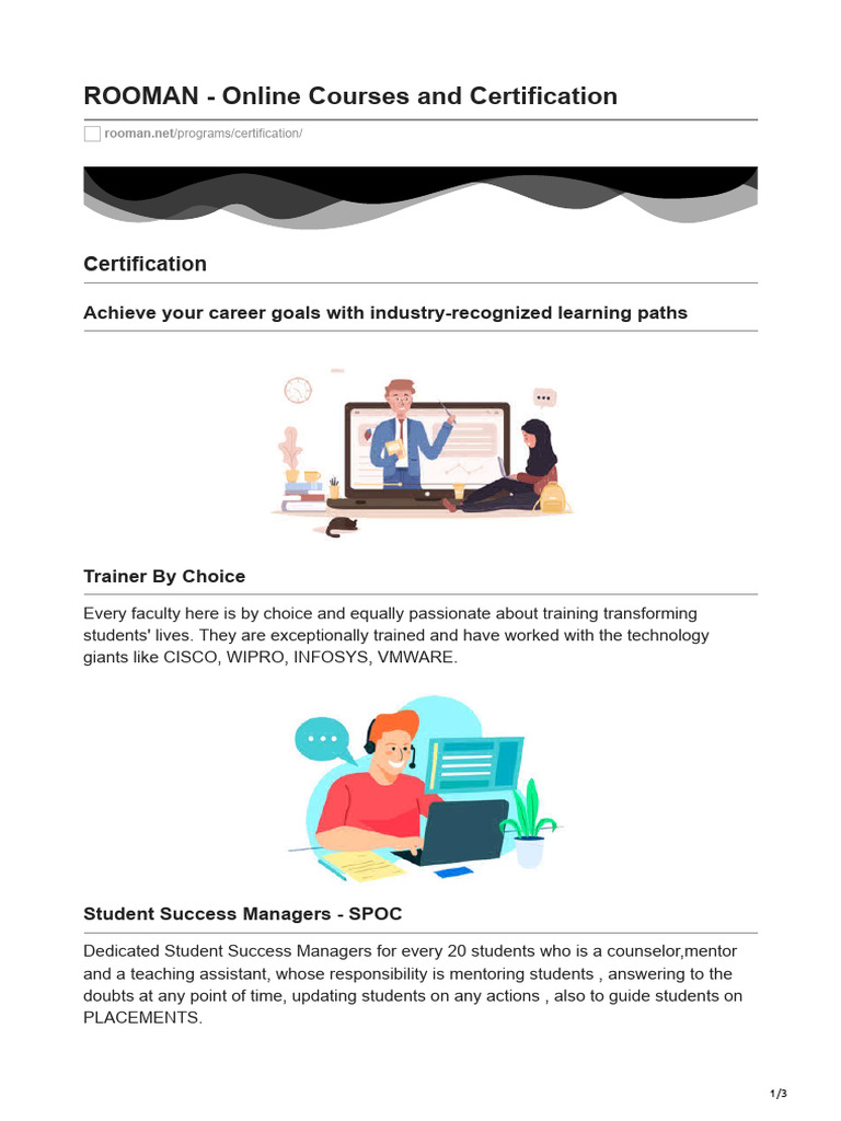 ROOMAN - Online Courses and Certification | PDF | Educational Technology | Cognition