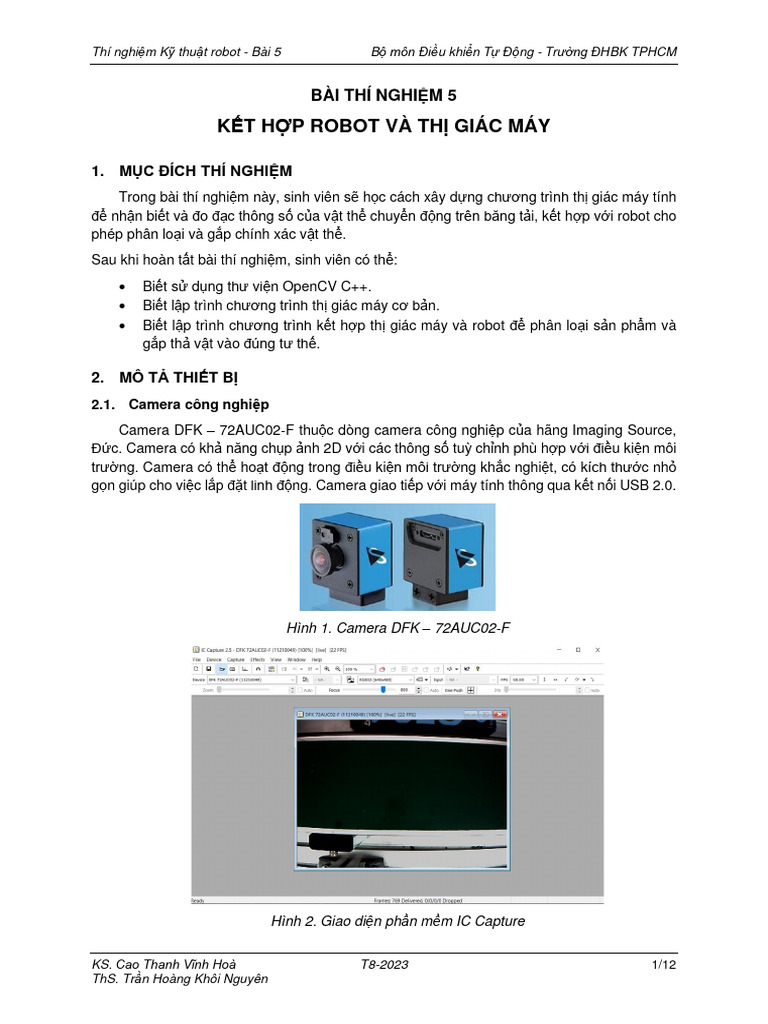 Bai5 - Ket Hop Robot Thi Giac May | PDF