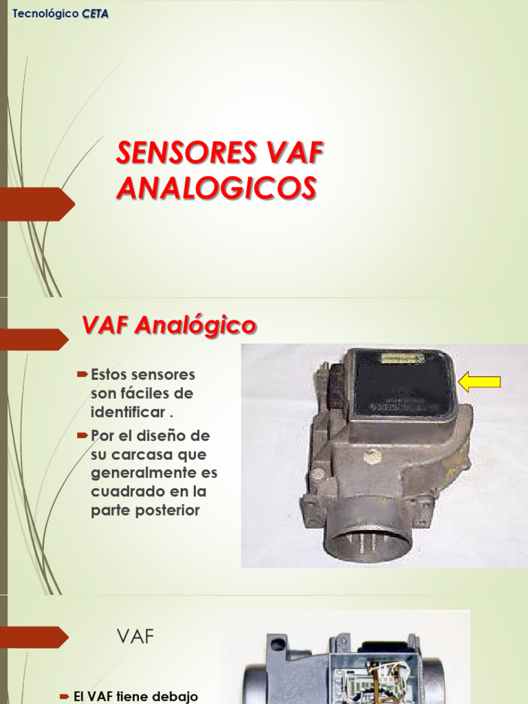 Clase 8 Sensores Vaf Analogicos | PDF