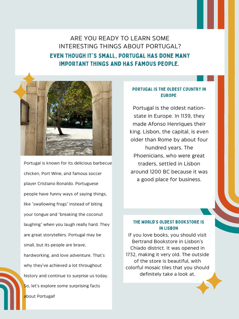 Rainbow Retro Meet The Teacher Flyer | PDF | Portugal | Lisbon