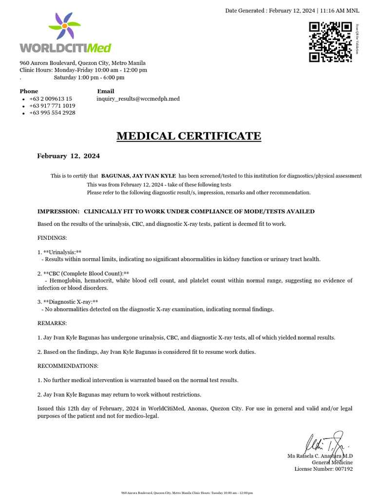 Peme WCM Medcert Bagunas 021224 20240212 194310 0000 | PDF | Medicine ...