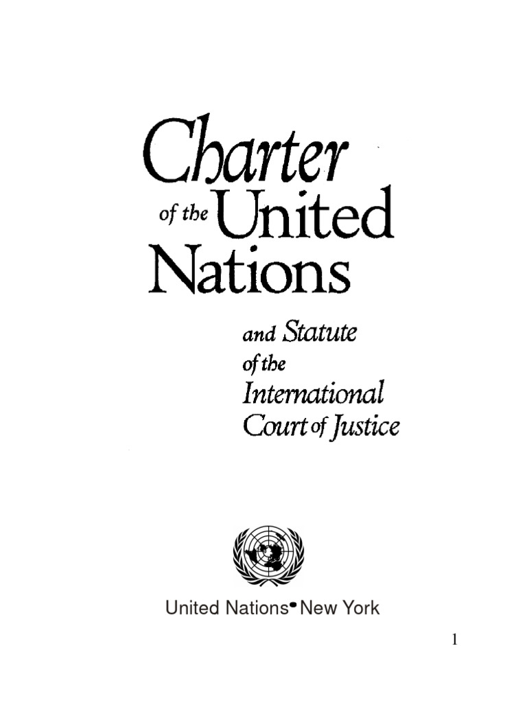 Charter United Nations | PDF | United Nations General Assembly | United ...