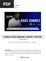 Voici La Liste Des Principaux Codes USSD Disponible Chez Les Opérateurs ...