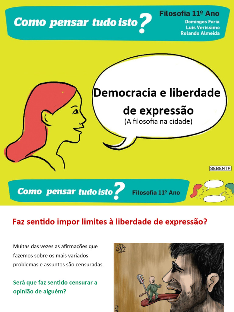 Democracia e Liberdade de Expressão - PPT | PDF | John Stuart Mill ...