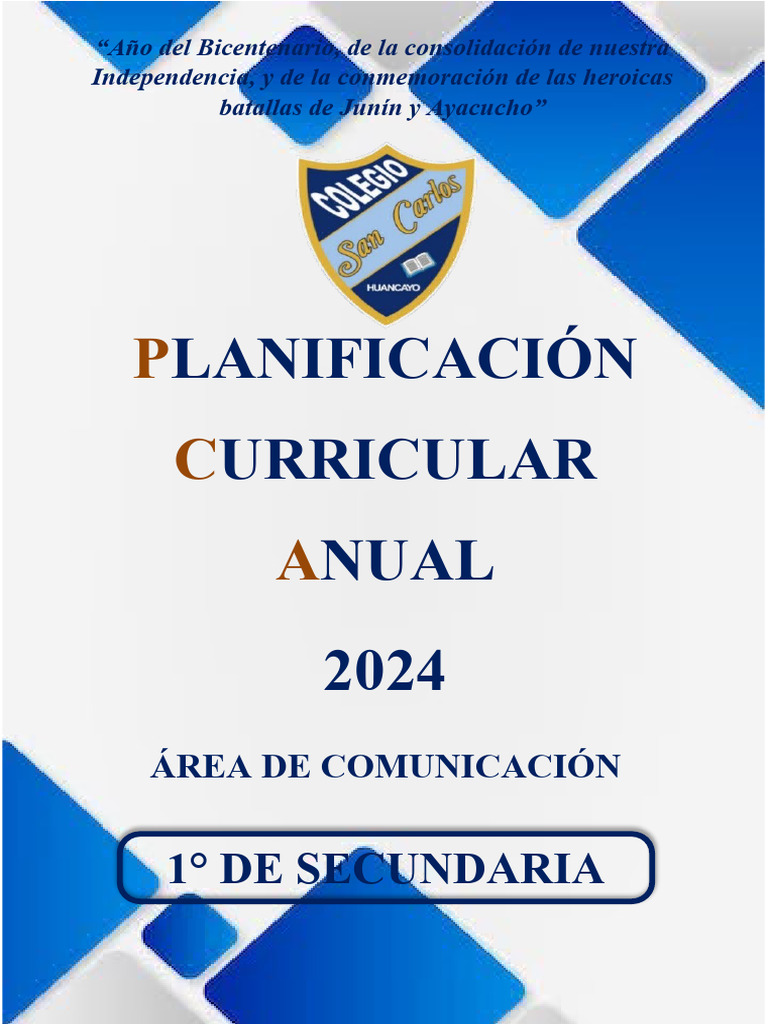 Modelo Del Pca-2024 Sec | PDF | Poesía
