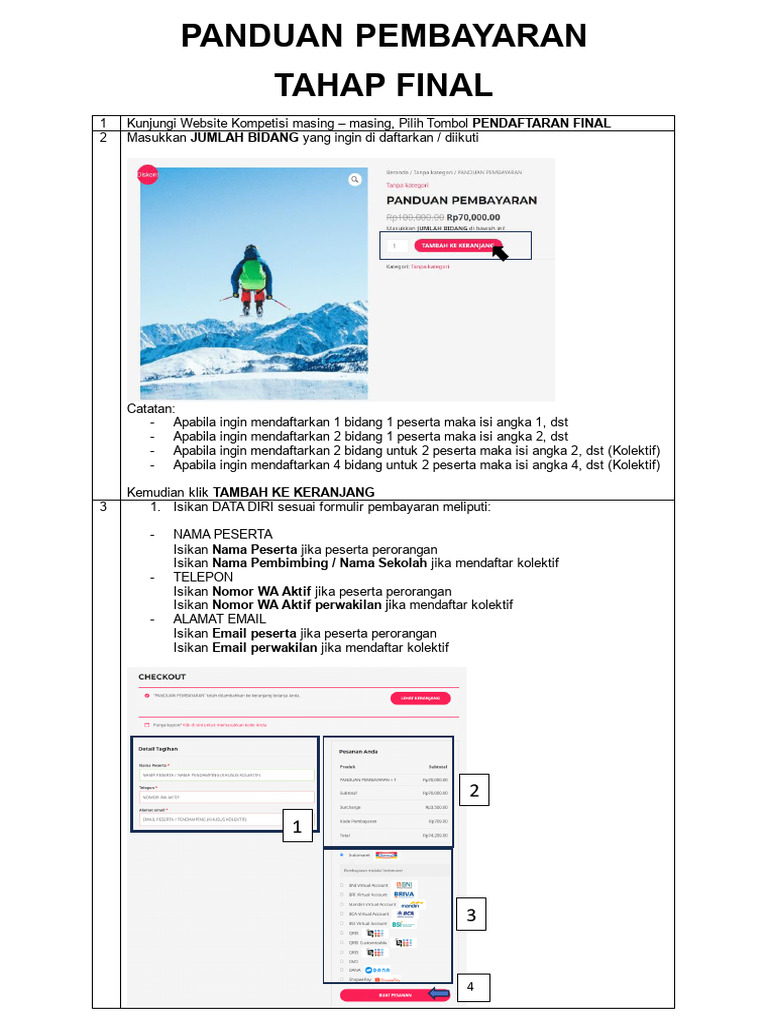 Panduan Pembayaran Final | PDF