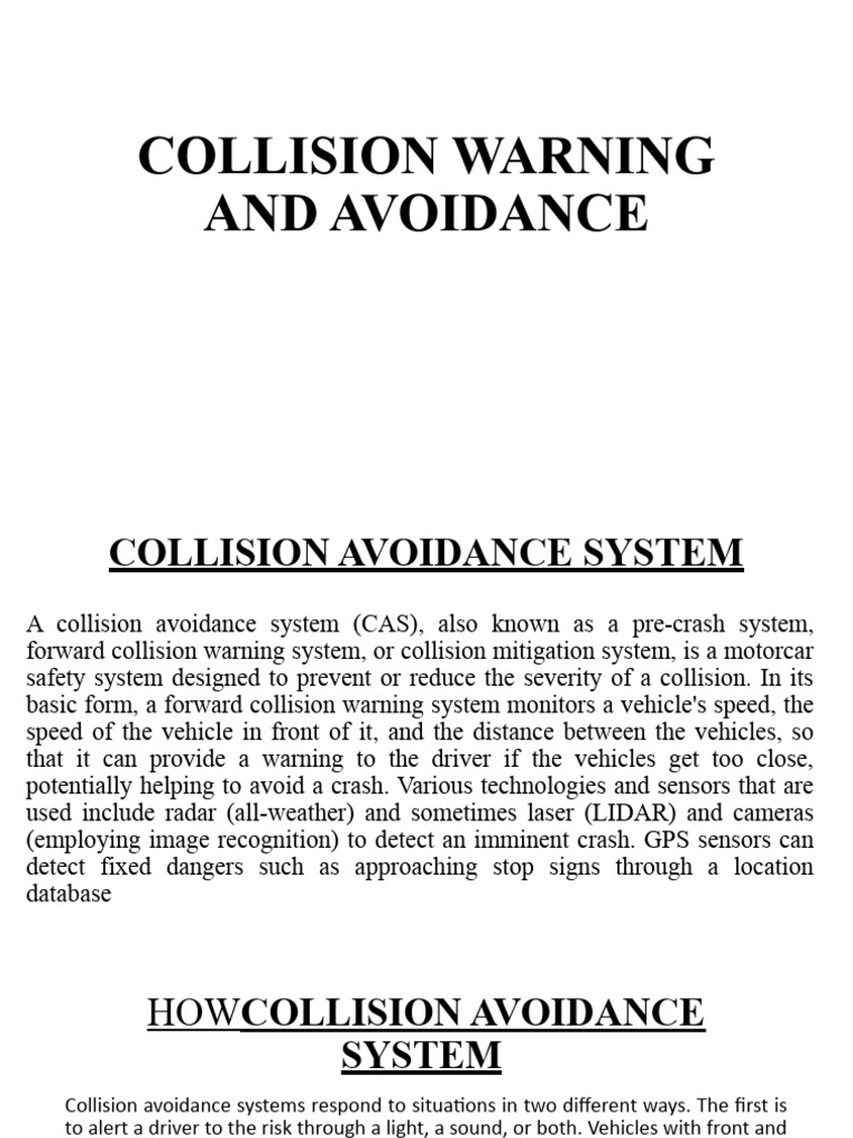 Loader Collision Warning Systems | PDF | Transportation Engineering ...