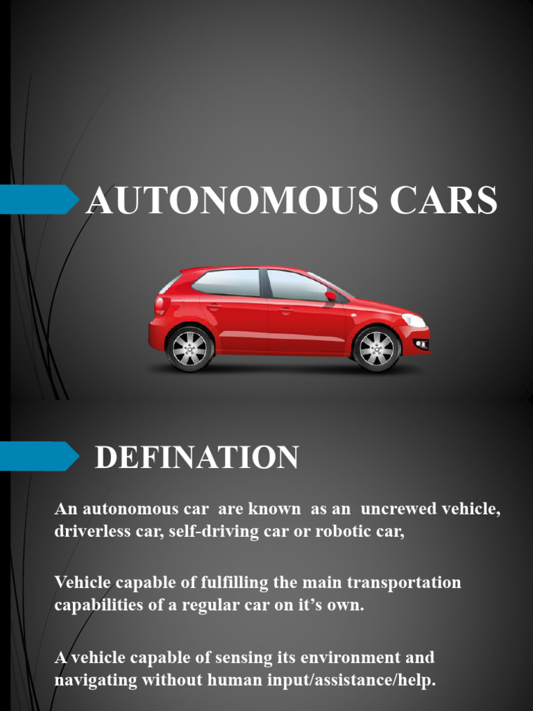 Autonomous Car Self Driving Cars | PDF | Traffic Collision | Traffic