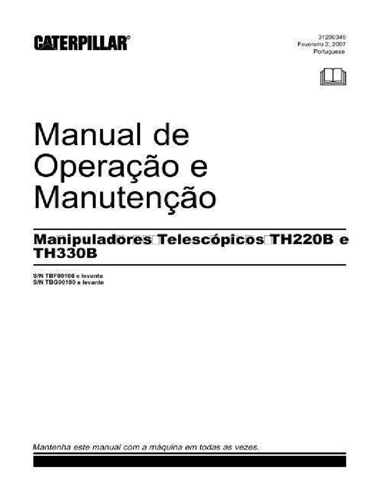 Manual de Operacao e Manutencao | PDF Manual de Operacao e Manutencao | PDF