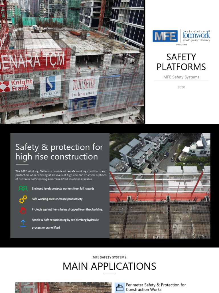 2020 MFE Safety Platforms Oct 20 | PDF | Crane (Machine) | Elevator