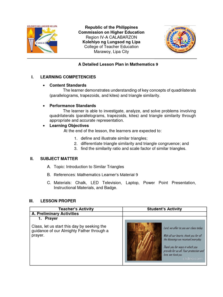 Natal DLP Intro - SimilarityTriangle9 | PDF | Shape | Geometry