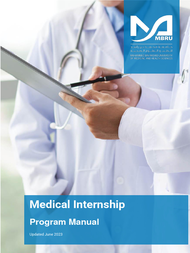 Medical Internship Program Manual 2023-2024 | PDF | Medicine | Health Care