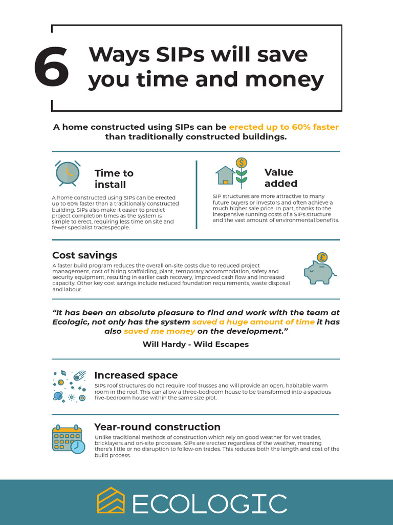 Benefits-of-SIPs-infographic | PDF | Building Insulation | Concrete