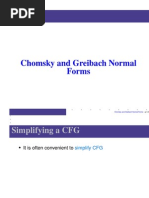 CFG To GNF | PDF | Language Mechanics | Mathematical Logic