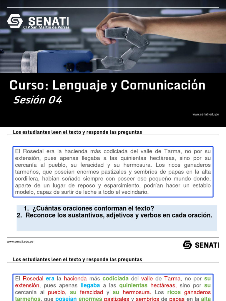 Sem4-Categorias Gramaticales Variables | PDF | Adjetivo | Sustantivo