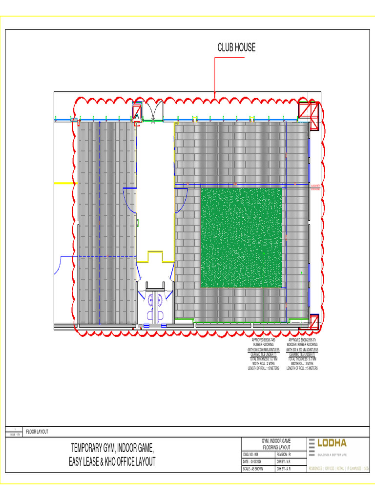 Palava Clubhouse Gym Floor Plan | PDF