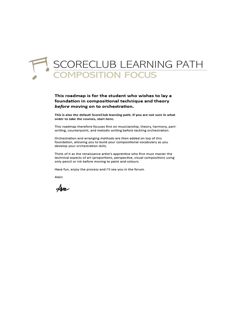 SC Learning Path 1 Composition Focus v2 | PDF