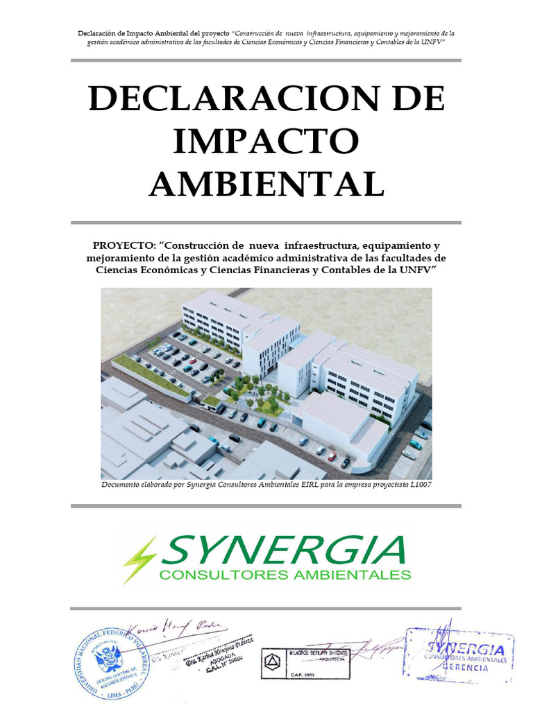 5.declaracion de Impacto Ambiental-Oquendo VERSION FINAL | Descargar ...