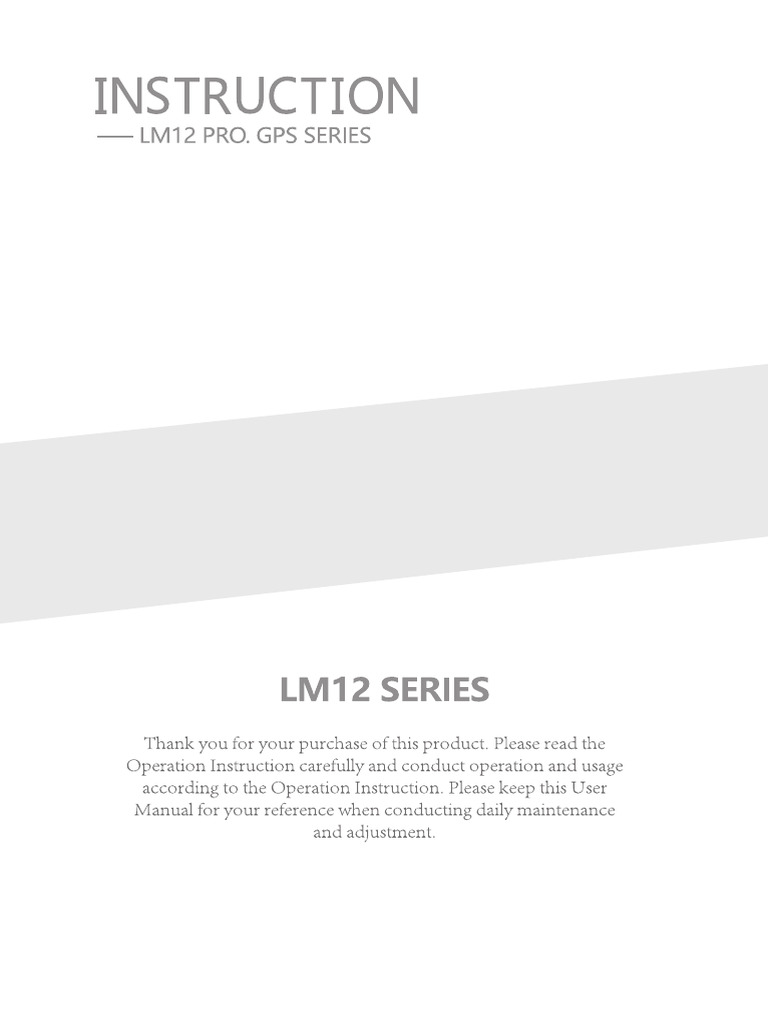 Manual Drone LM12 | PDF