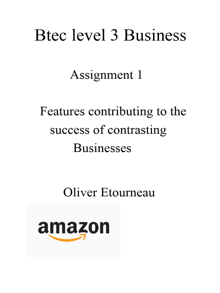 Btec Level 3 Business | PDF | Ownership | Legal Liability