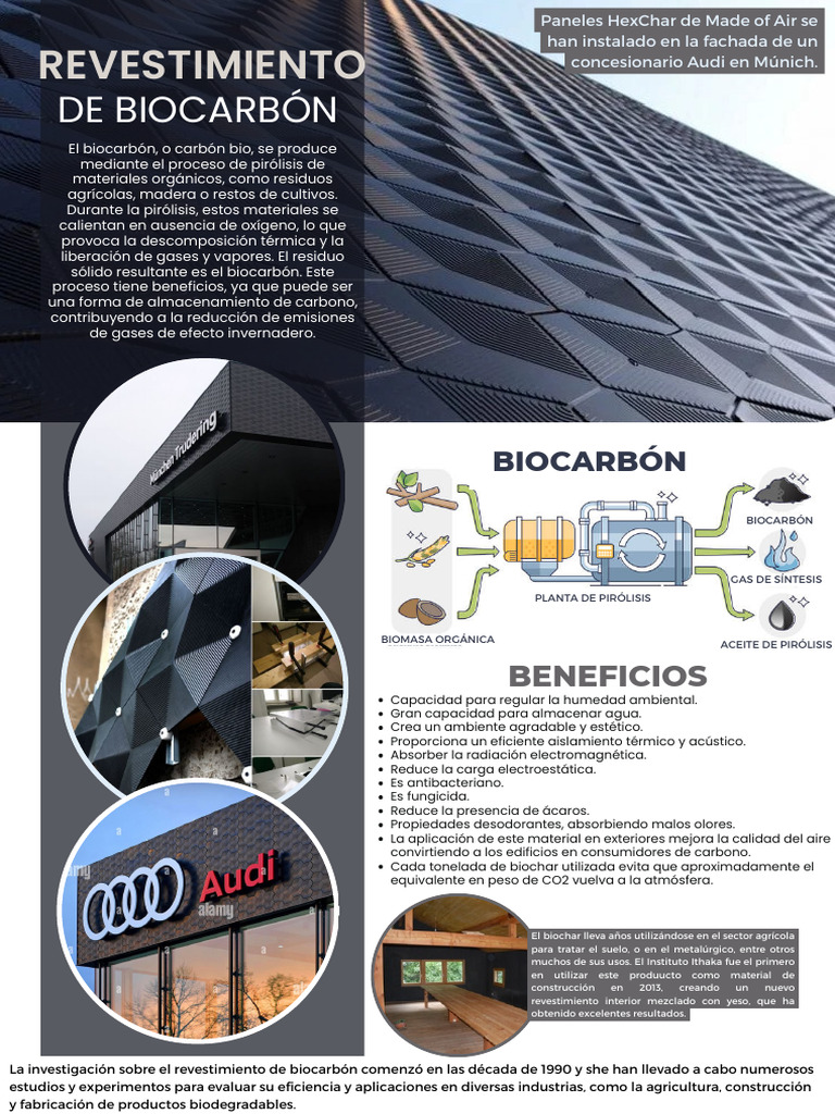 Aplicaciones y beneficios del biocarbón | PDF | Pirólisis | Entorno natural