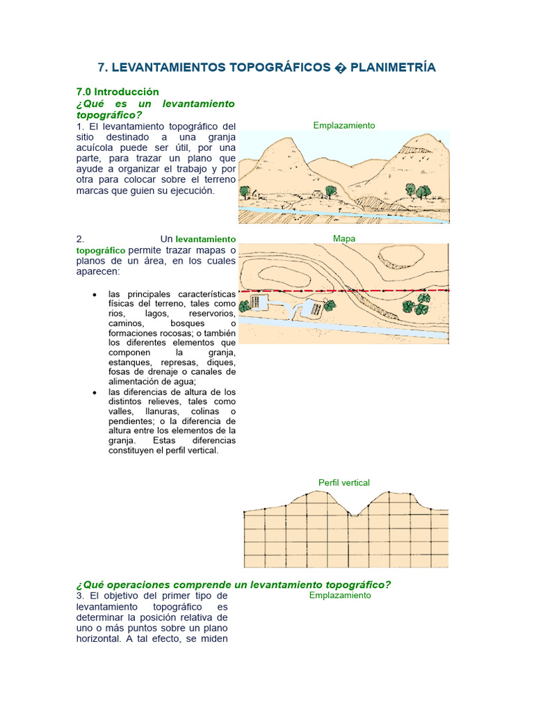 Levantamientos Topográficos Planimetría: ¿Qué Es Un Levantamiento ...