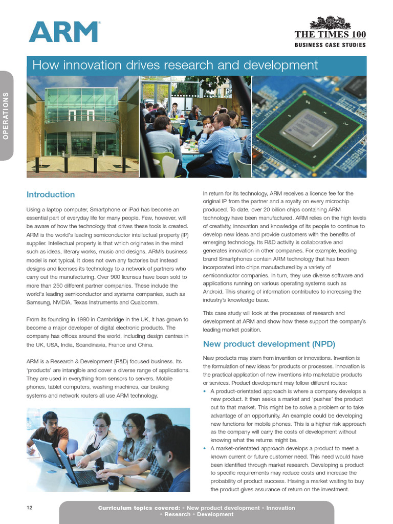 ARM-Case-Studie | PDF | Integrated Circuit | New Product Development