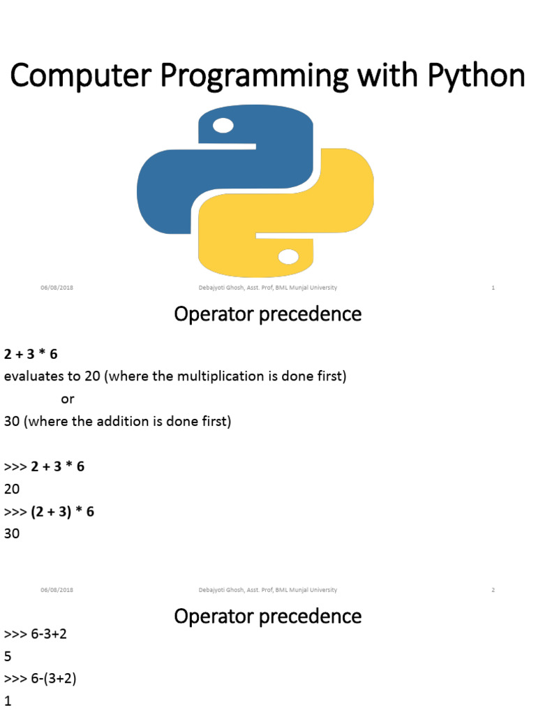 L4:Python | PDF | Mathematics | Elementary Mathematics L4:Python | PDF | Mathematics | Elementary Mathematics