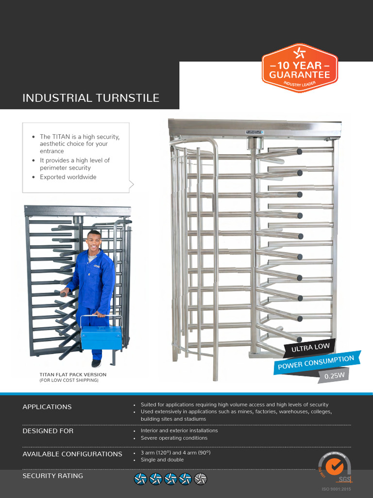 Turnstile Design Sheet | PDF | Access Control | Electrical Engineering