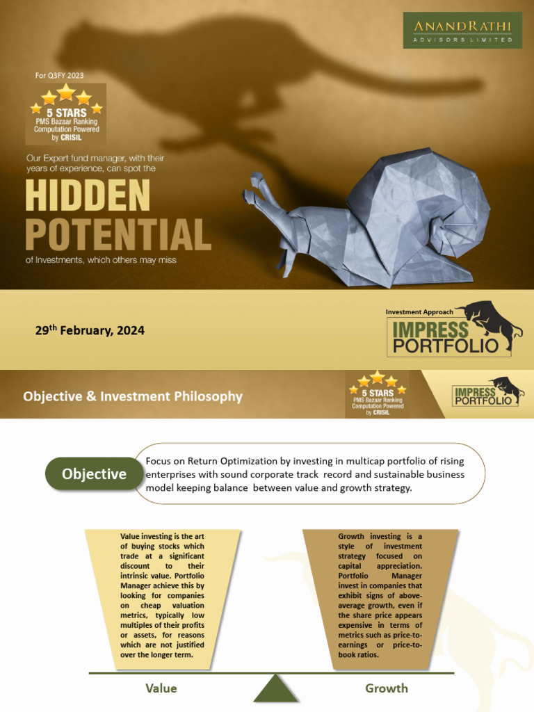 Anand Rathi PMS Q3FY23 Investment Strategy | PDF | Investing ...