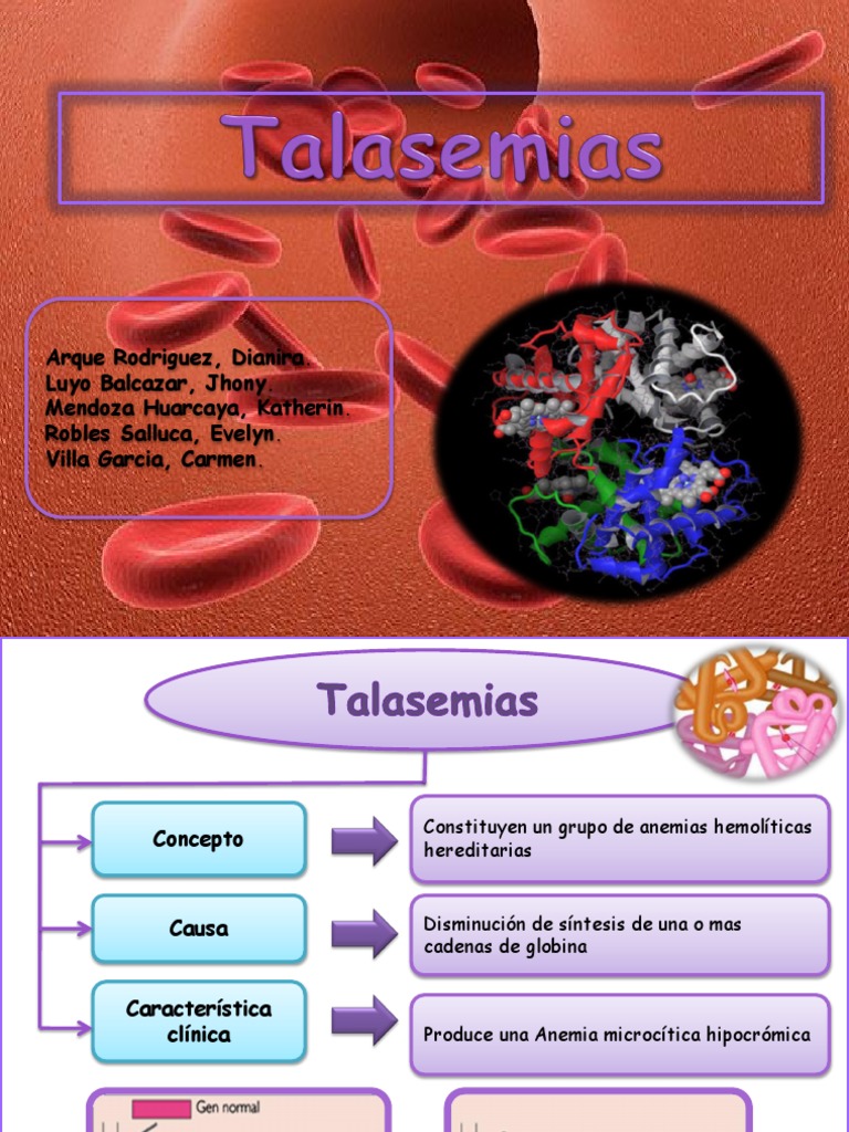 Expo Talasemias Final | PDF | Enfermedades y trastornos ...