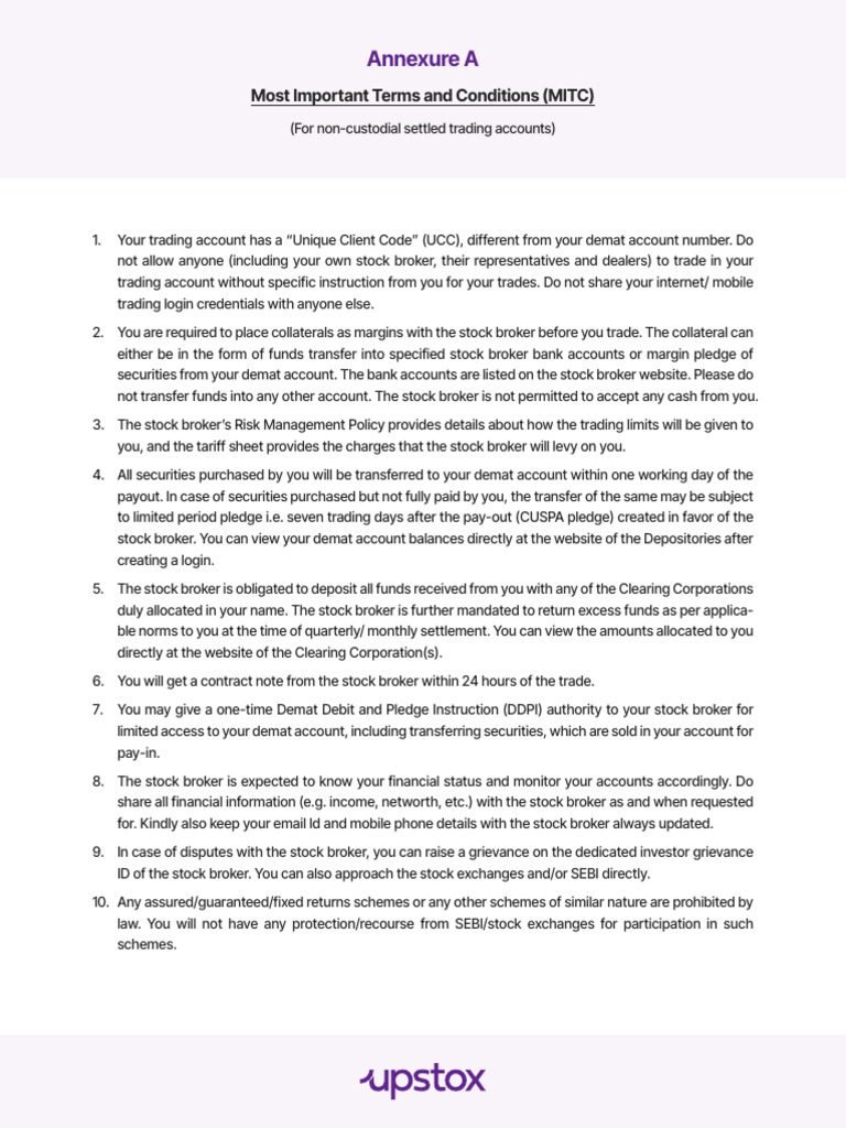 Annexure A | Download Free PDF | Stocks | Securities (Finance)