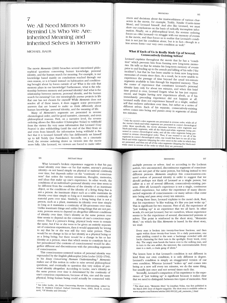 07 - Baur - We All Need Mirrors | PDF