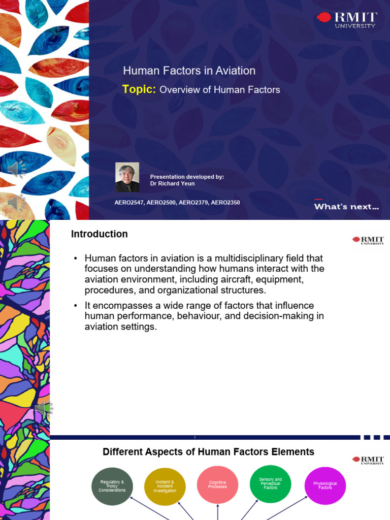 Topic - Overview of Human Factors-2 | PDF | Human Factors And ...