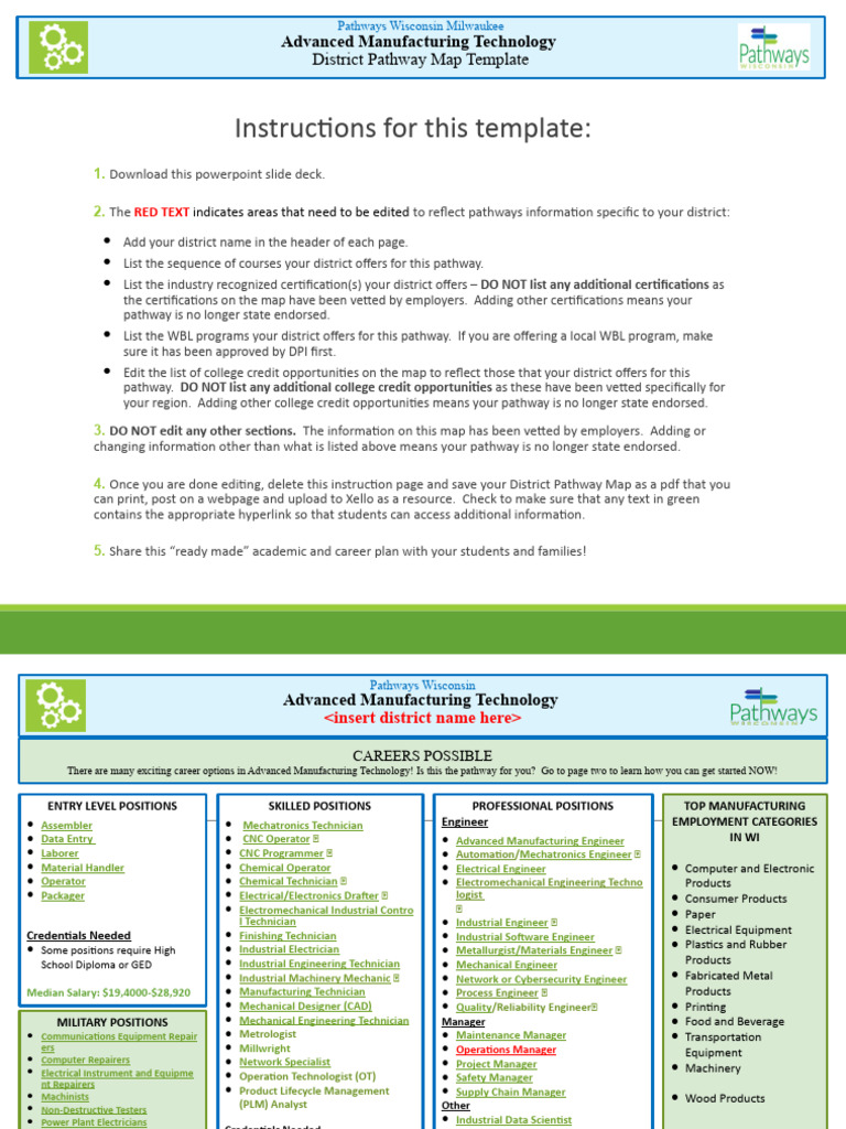 2019 10 Milwaukee Advanced Manufacturing District Map Template | PDF ...