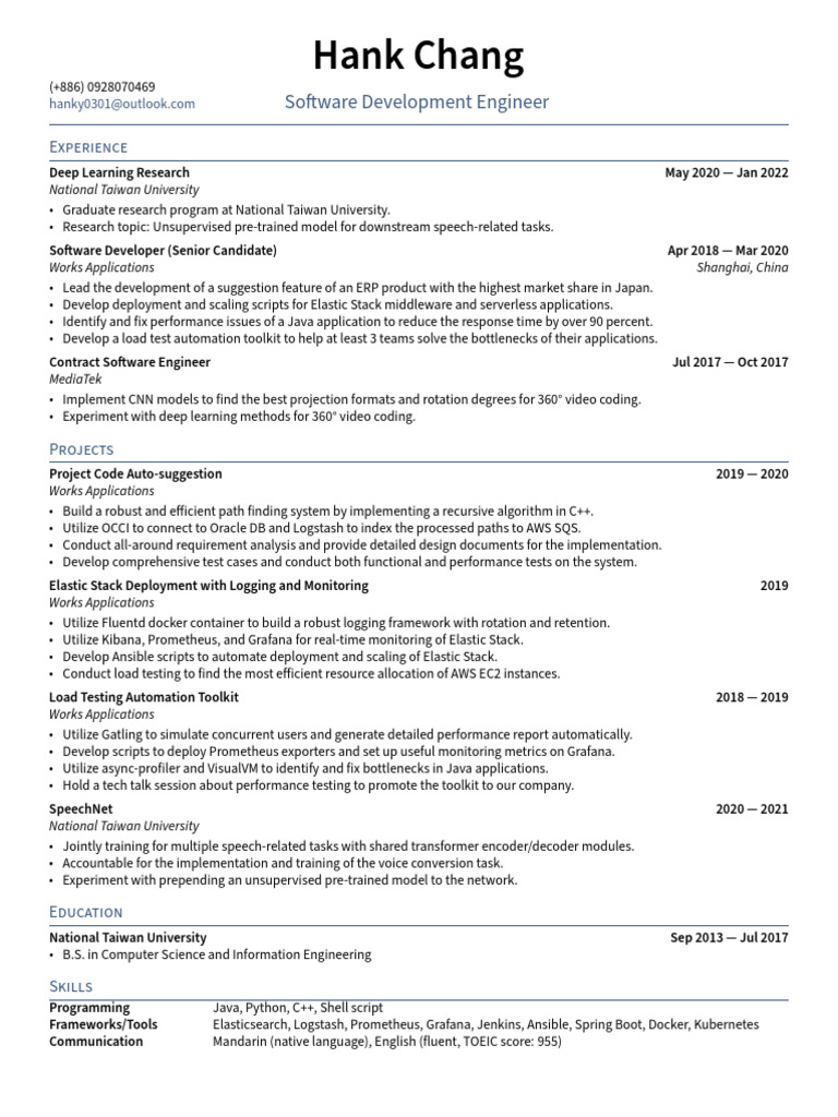 Chang Yuhang | PDF | Computers