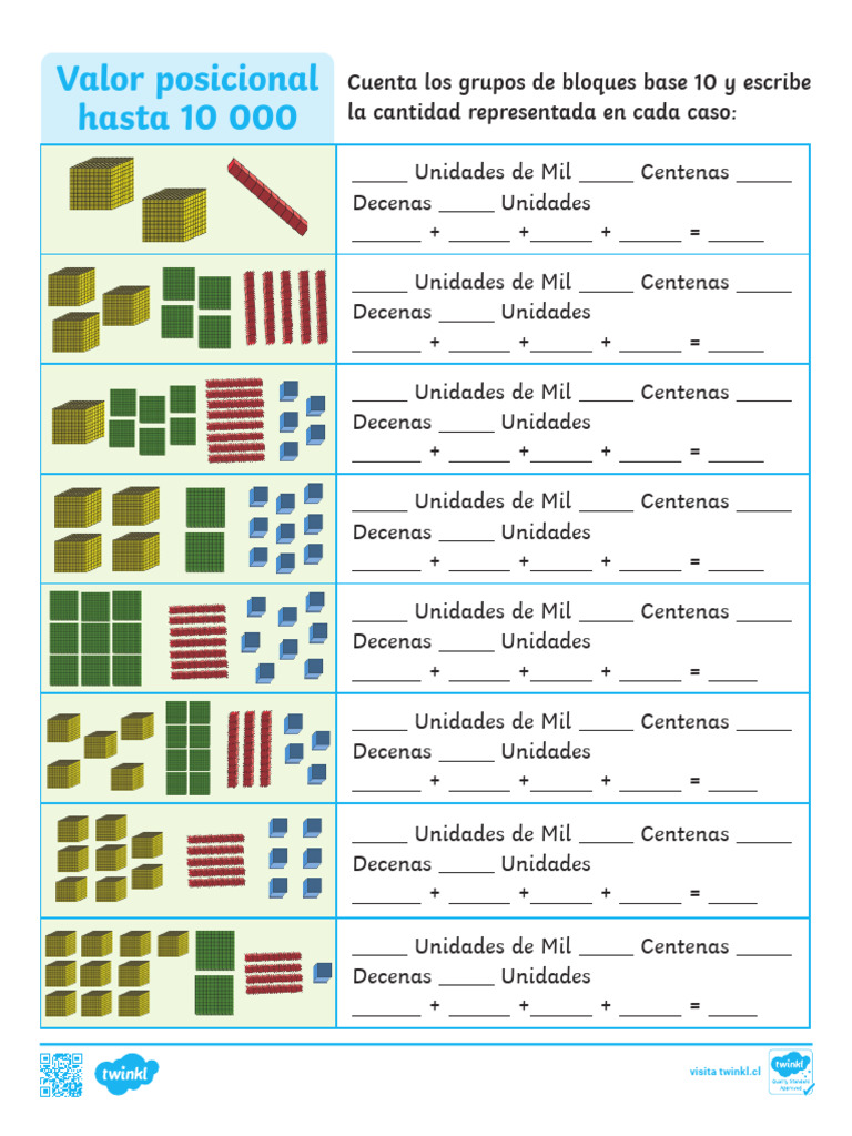 Valor Posicional para Niños | PDF