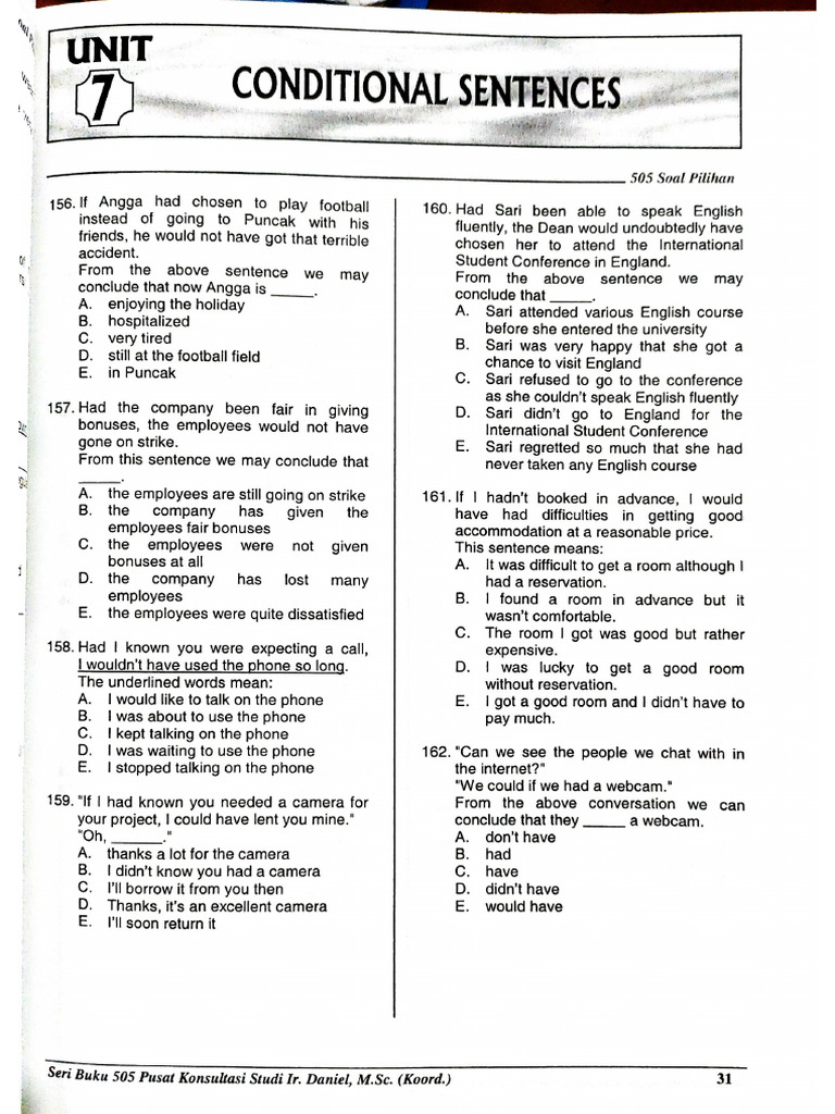 Conditional Sentences | PDF