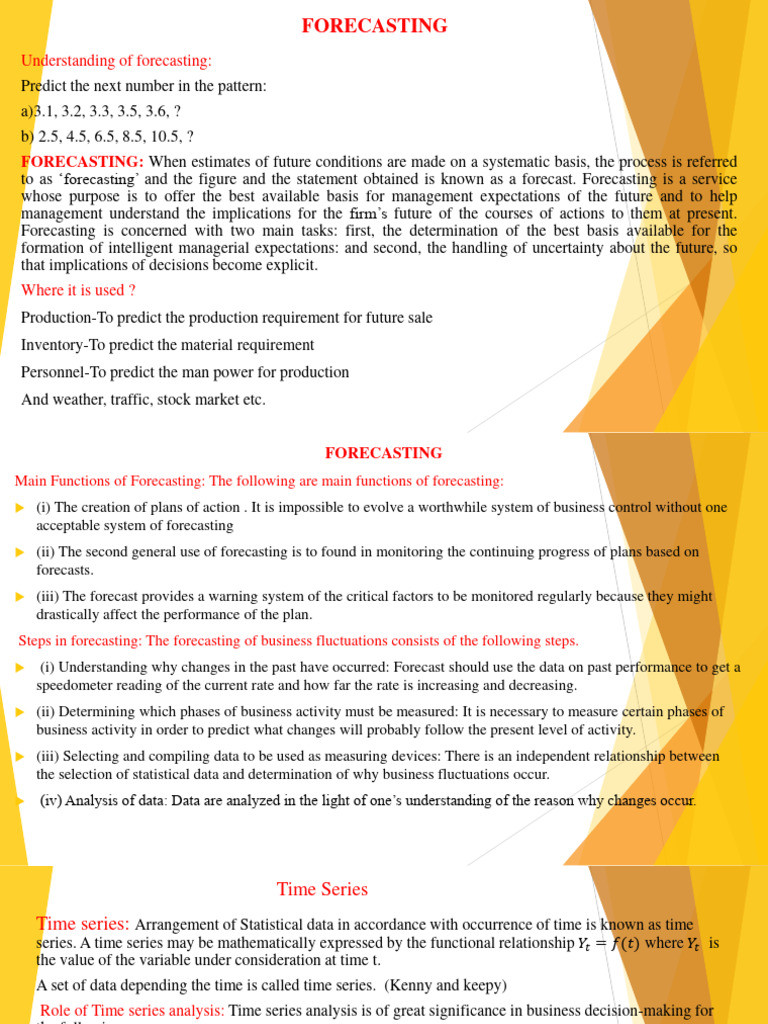 10.Time Series | PDF | Forecasting | Business Cycle