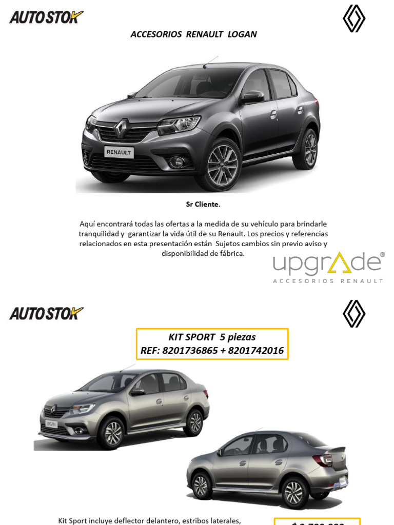 Accesorios Renault Logan | PDF