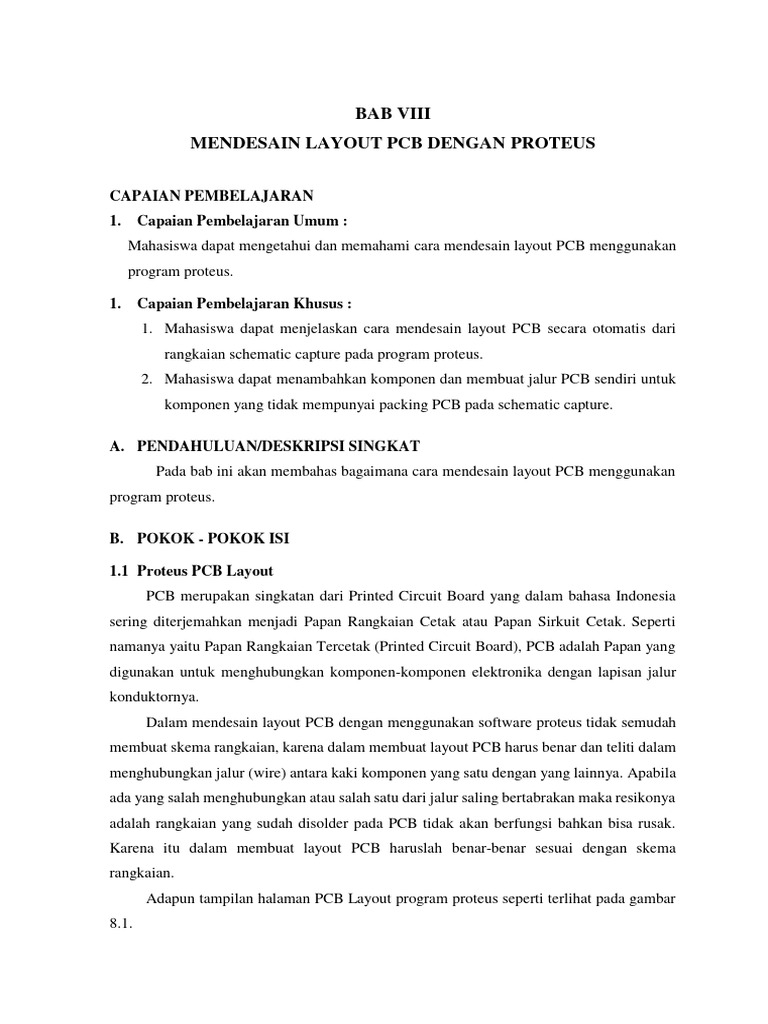Layout Pcb Dengan Proteus Pdf