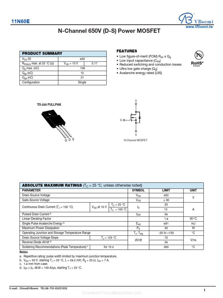Datasheet 2 | PDF | Diode | Field Effect Transistor